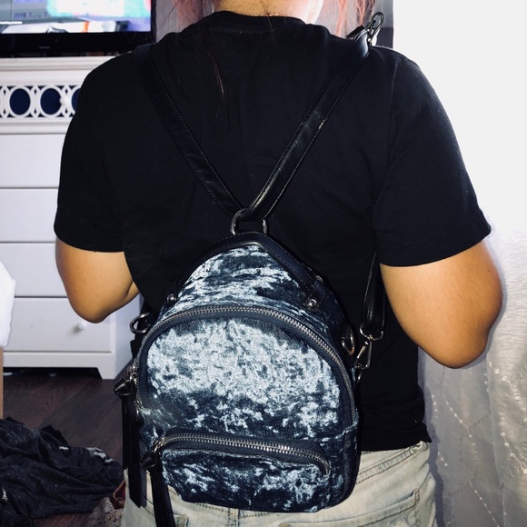 Zumiez | Bags | Mini Velvet Backpack | Poshmark